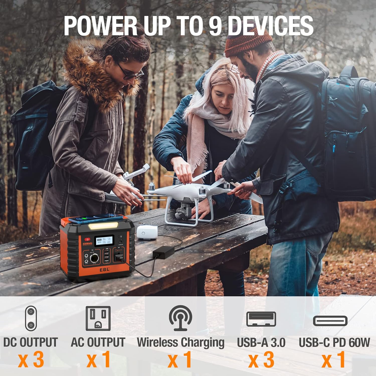EBL Voyager MP330 (330W) / Specs Pros & Cons - Camping Off-Grid